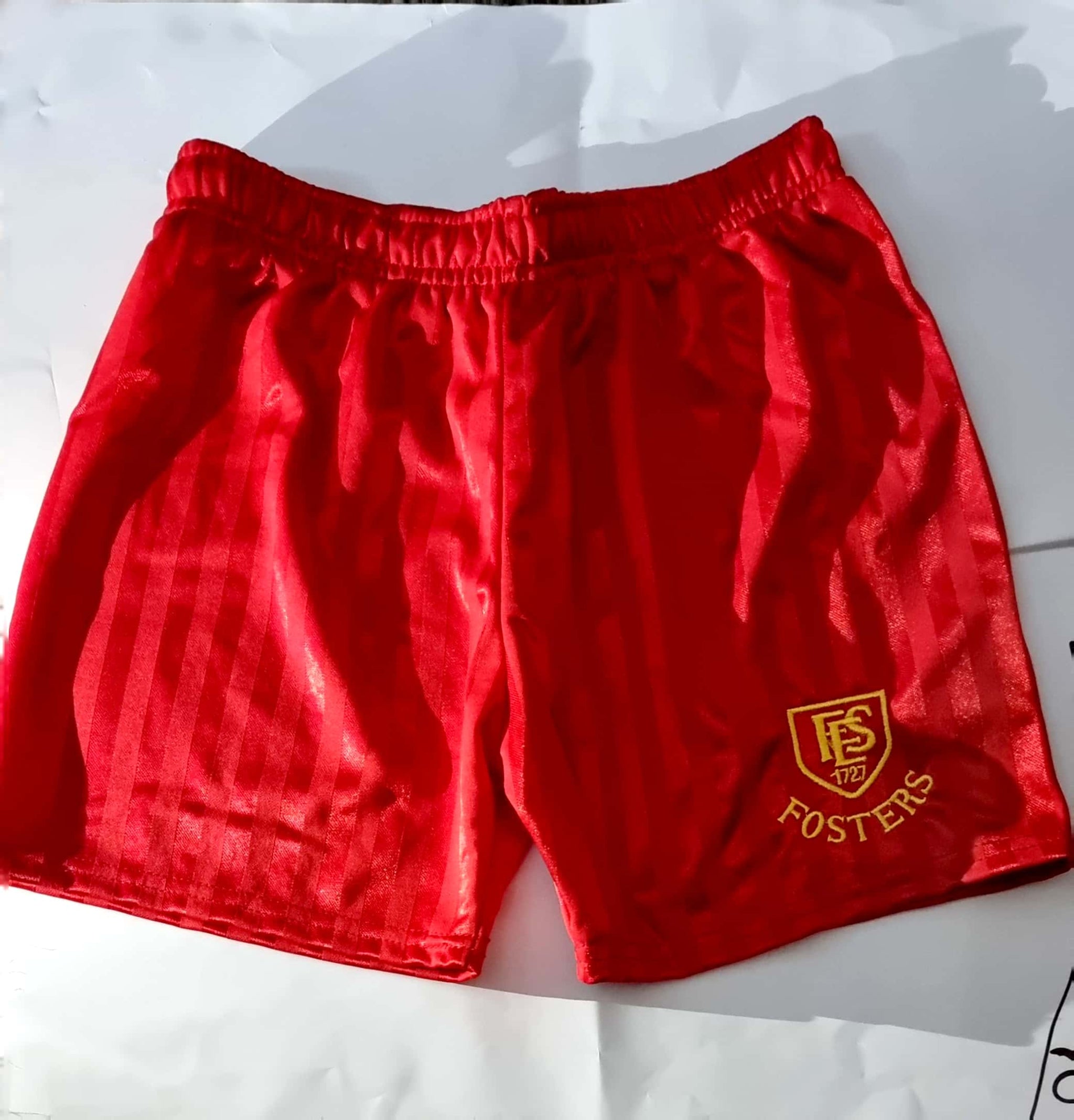 FPS red PE shorts – Matthews Schoolwear